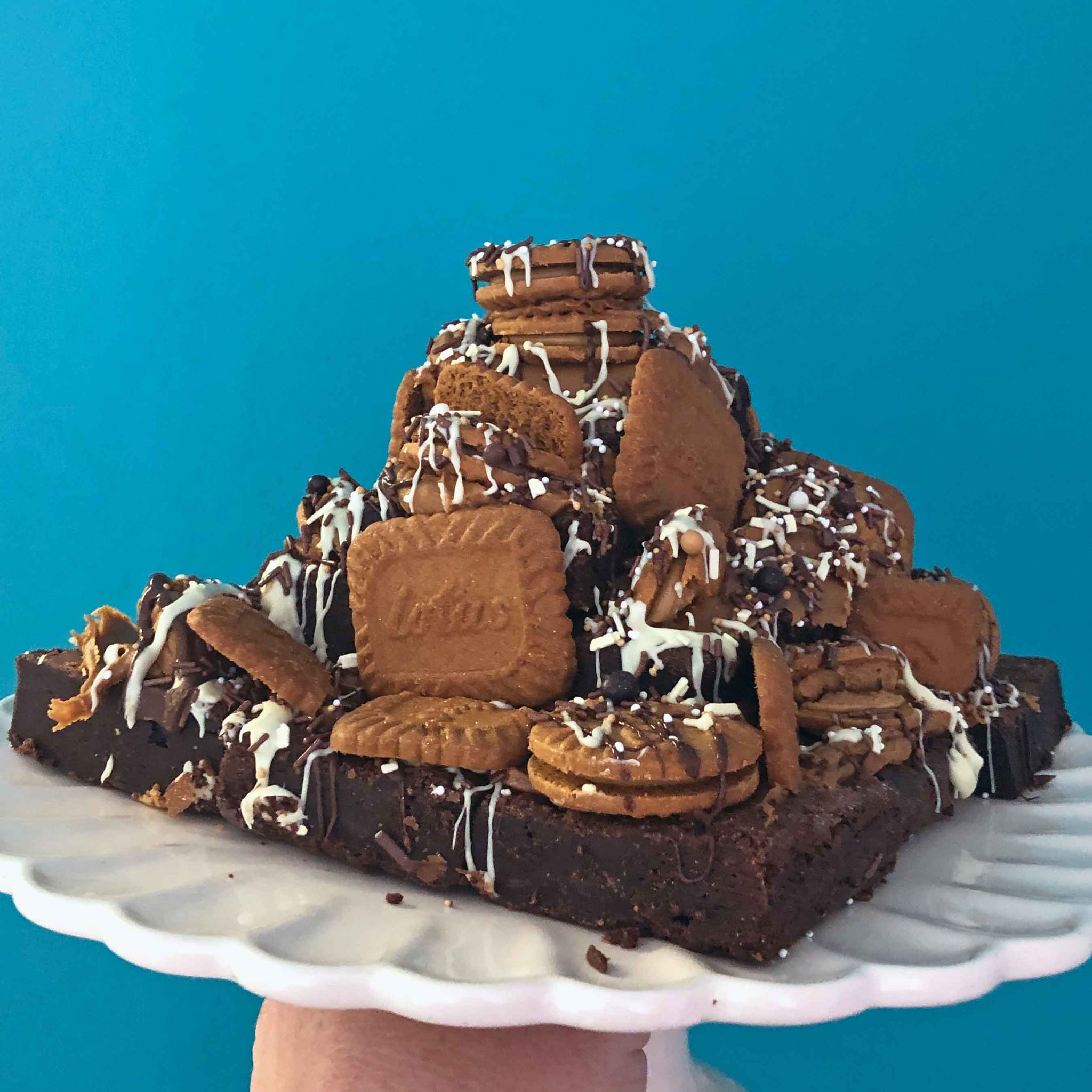 Biscoff Loaded Brownie Mount Stack – Brownie Heaven