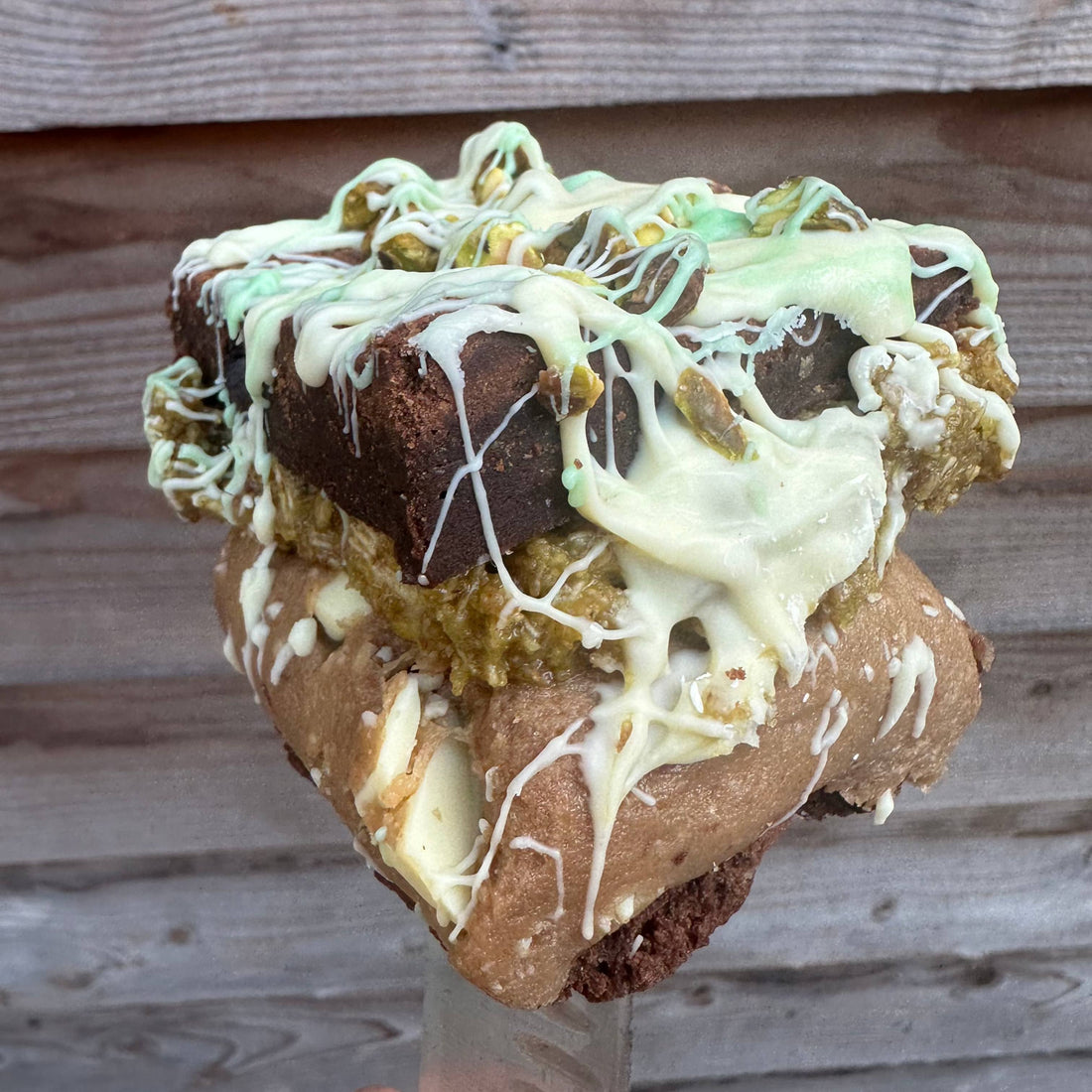 Knafeh (Kunafa) Cookie Dough Brownies – Brownie Heaven